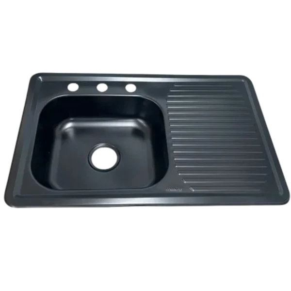 TARJA ACERO INOXIDABLE NEGRA ESC. DERECHO 80 X 50 CM STN-8050-R ...